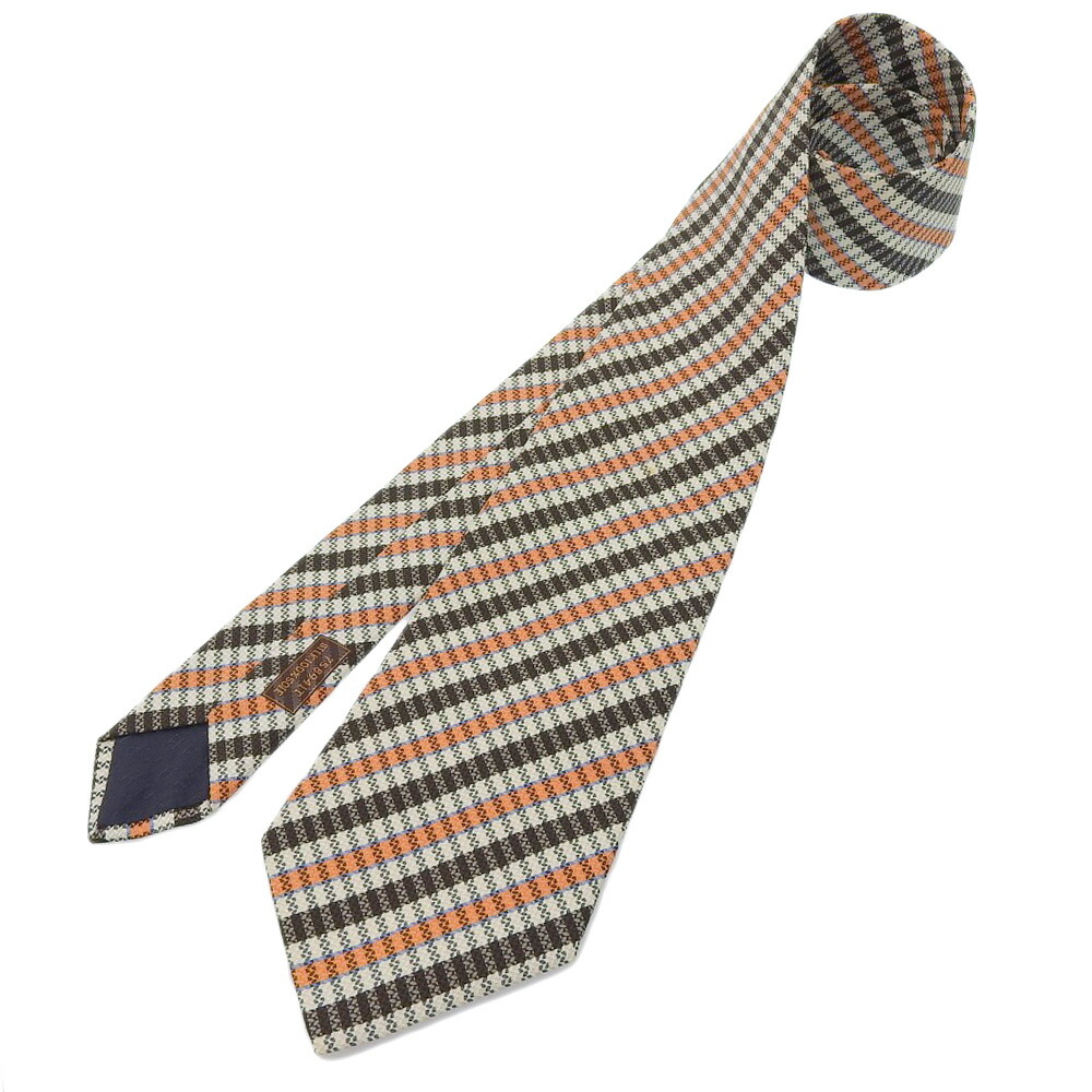 【楽天市場】楽天スーパーセール！【中古】超美品 箱付 エルメス 現行タグ 総刺繍柄 レジメンタル ヘヴィーシルク ネクタイ ほぼ未使用 ...