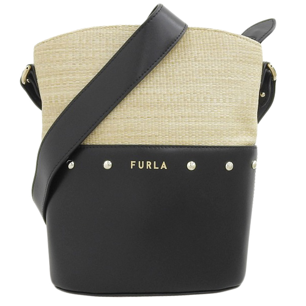 【楽天市場】【中古】 超美品 フルラ Furla 2022年 SHARE MINI BUCKET レザー ショルダー バケット クロスボディ バッグ レディース ほぼ未使用 定価49500円 ...