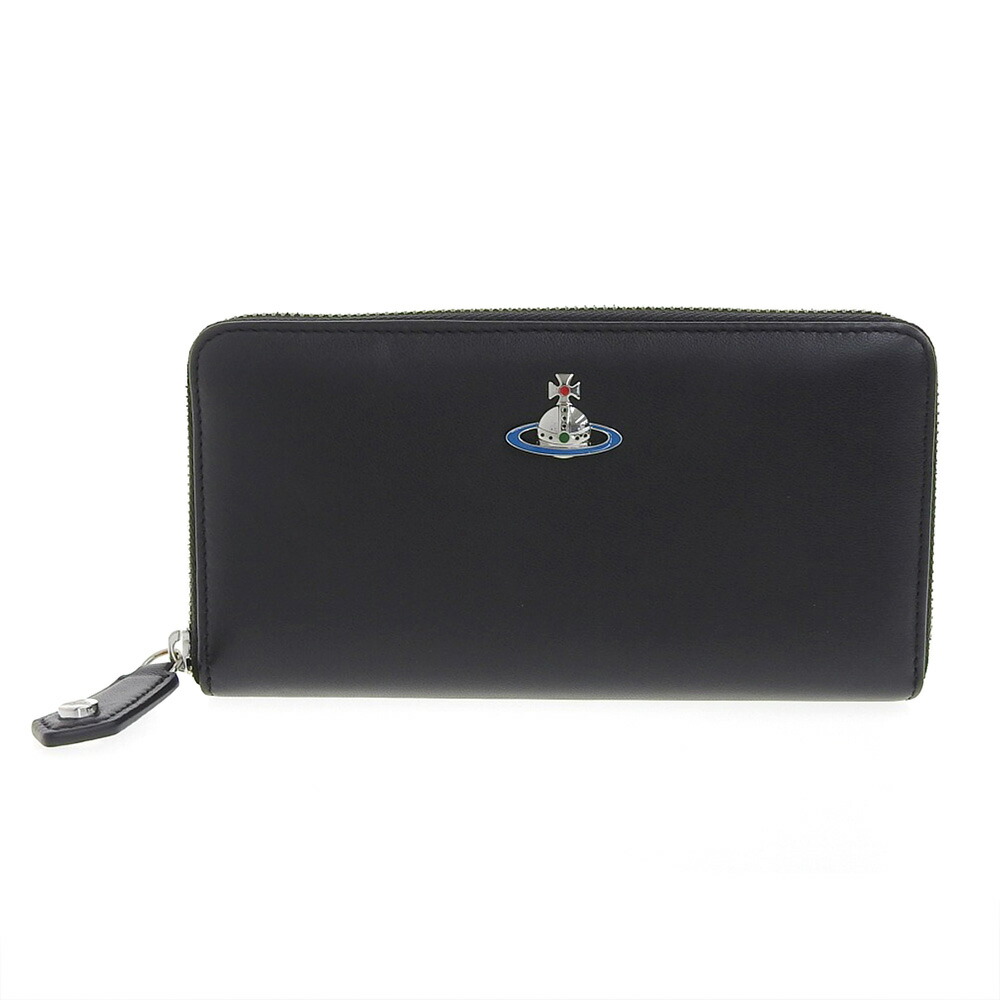 【楽天市場】楽天スーパーセール！【中古】未使用 ヴィヴィアンウエストウッド 現行商品 51050023 EMMA エマ レザー ラウンド ...