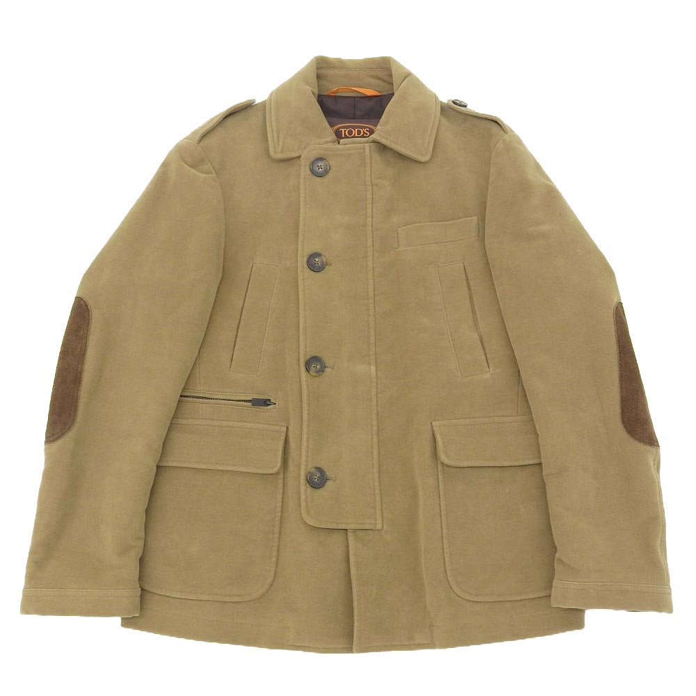 【楽天市場】新着【中古】超美品 トッズ 2020年商品 レザー エルボーパッチ 中綿 モールスキン フィールド ジャケット 46 ショート ...