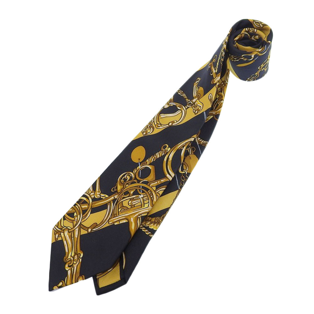 【楽天市場】【中古】 超美品 エルメス HERMES 90年代 ヴィンテージ アーカイブ MORS＆FILETS 馬具とホースビット シルク ...