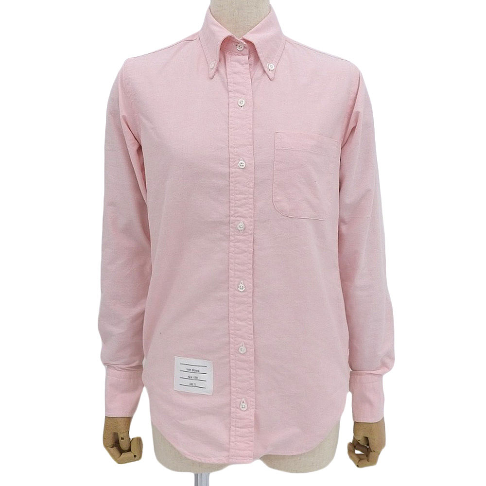 【中古】トムブラウン THOM BROWNE ボタンダウンロングスリーブシャツ 前開き 1 オフホワイト /DO ■OS レディース 楽天市場】【中古】トムブラウン THOM BROWNE ボタンダウンロング