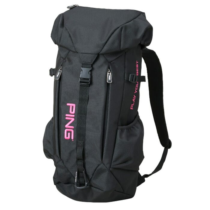 【楽天市場】ピン ゴルフ PING GB-A221 BACKPACK BLACK/PINK 36225-01 バックパック リュック ピン ...