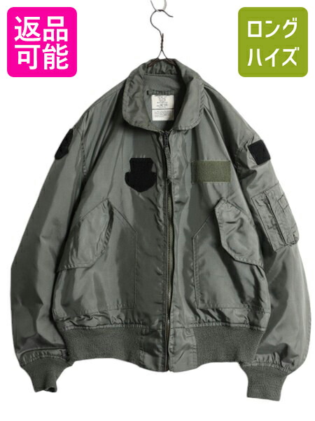 【楽天市場】90s 95年製 米軍実物 CWU-36P サマー フライト ジャケット L オールド アラミド ミリタリー USAF エアフォース ボンバー ブルゾン セージ| 古着 中古 90 ...