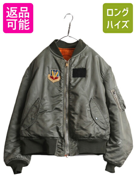 【楽天市場】70s ALPHA 社製★ 73年製 米軍実物 USAF MA-1 フライト ジャケット LARGE / 70年代 ヴィンテージ ミリタリー 空軍 ボンバー L2-B ブルゾン ...
