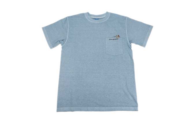 【楽天市場】goodon グッドオン 半袖 ショートスリーブ キャットインザポケット 刺繍Tシャツ ピグメントソーダ USAコットン 日本製 ...