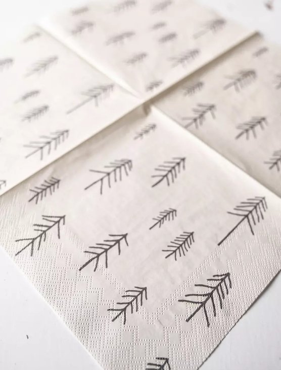 FINE LITTLE DAY | PAPER NAPKINS TALL - BLACK | ペーパーナプキン ファインリトルデイ 北欧