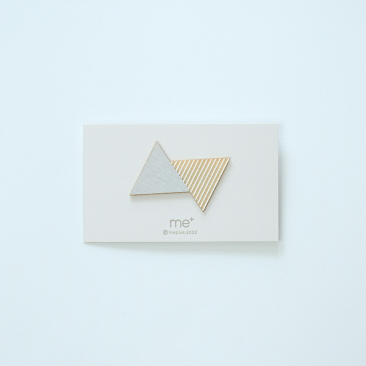 【楽天市場】【SALE セール】me+ | ブローチ トライアングル（グレー）| かわいい お洒落 アクセサリー：北欧雑貨と音楽 HAFEN ...