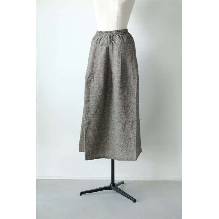 【楽天市場】【SALE セール】HEAVENLY (ヘブンリー) | BRUSHED LINEN CHECK SKIRT (beige ...