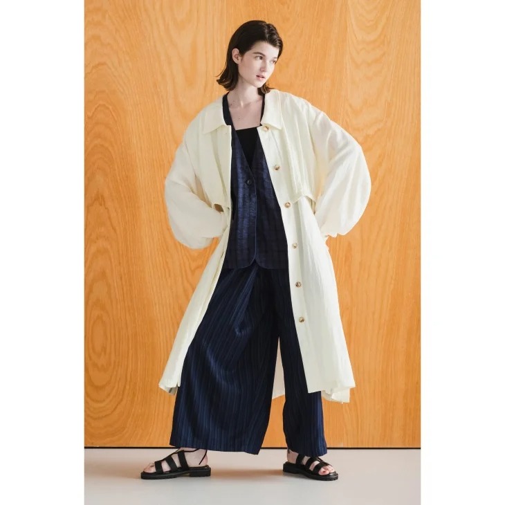 【楽天市場】【SALE セール】WHYTO. (ホワイト) | LAYERED BALLOON COAT (ecru) | 送料無料 コート ...
