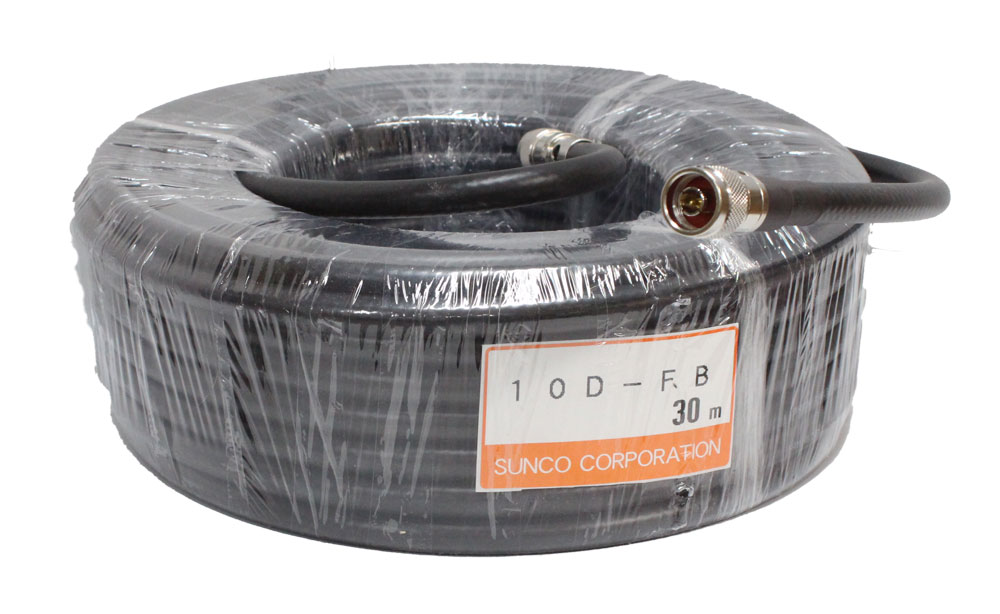 【楽天市場】同軸ケーブル 10D-FB 30m 両端 N型コネクター付：Hanna Web Shop