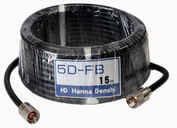 【楽天市場】5D-FB 四国電線 15m 両端M型コネクター付き：Hanna Web Shop