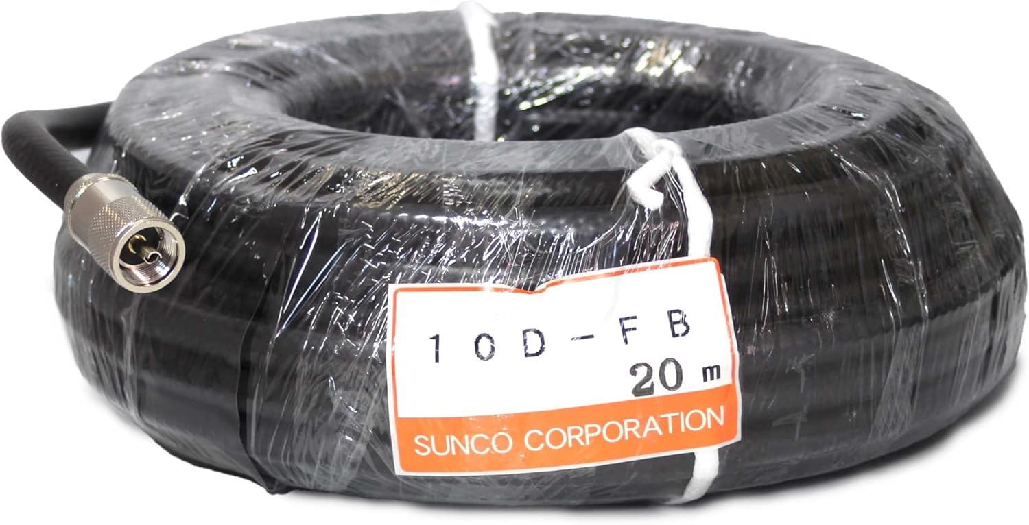 【楽天市場】同軸ケーブル 10D-FB 20m 両端M型コネクター付：Hanna Web Shop