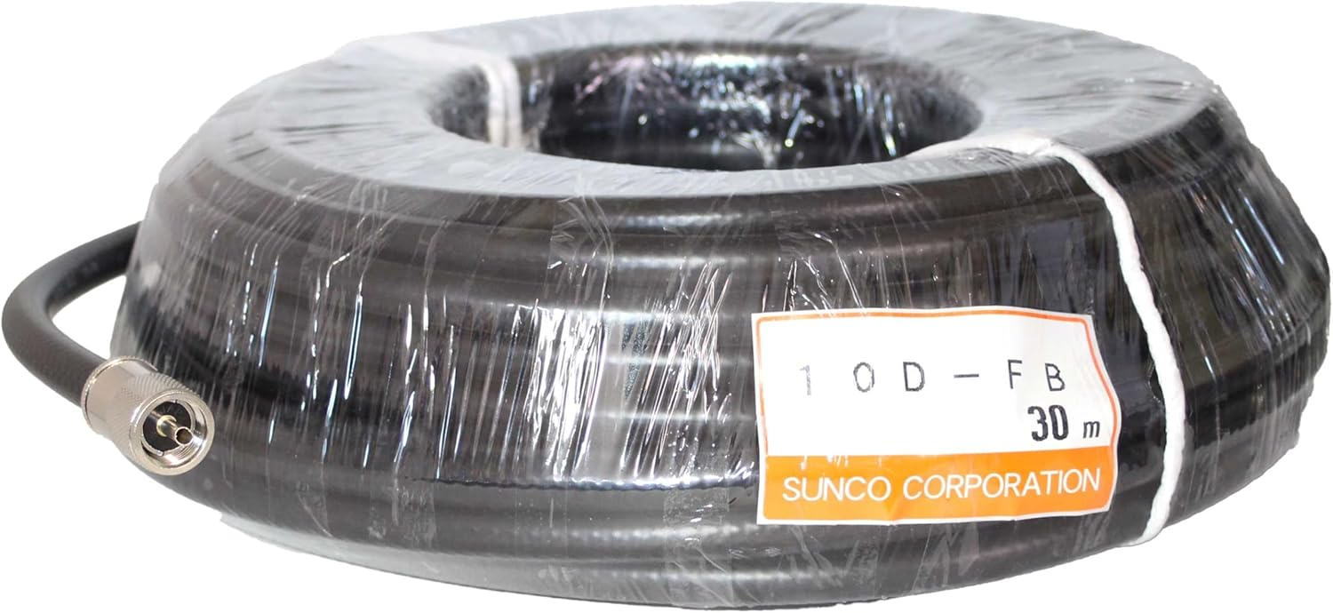 【楽天市場】同軸ケーブル 10D-FB 30m 両端M型コネクター付：Hanna Web Shop