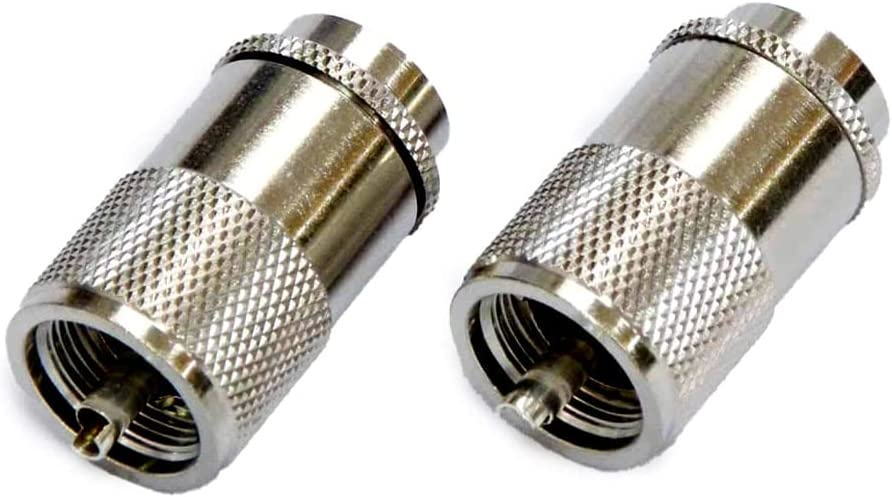 【楽天市場】2個セットM型同軸コネクターMP-10DFB 10D-2V,10D-FB用 M型コネクター ニッケルメッキ 日本製：Hanna Web Shop