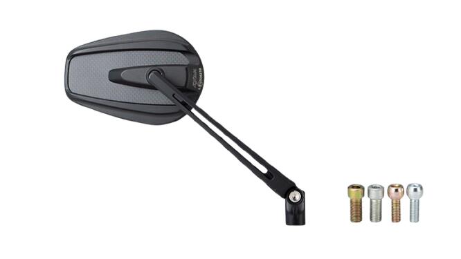 【楽天市場】KIJIMA/キジマ ミラー TECH11 オーバルエッジ ミラーマウント ロングBK/CB 203-8091：HCM 楽天市場店