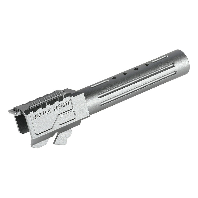 【楽天市場】5KU Battle Ready Armsタイプ ポーティングバレル TG VFC Glock 19 Gen3対応【メール便(ネコ ...