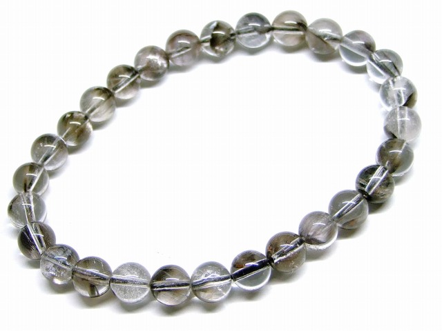 【楽天市場】65480 プラチナルチルクォーツ 針水晶 6mm AAA ブレスレット 内径17cm ポーチ付き 送料無料 ブラジル産 天然石 パワーストーン：品良楽天市場店