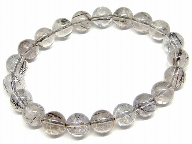 【楽天市場】67386 ブラックルチルクォーツ 針水晶 8mm AAA ブレスレット 内径17cm ポーチ付き 送料無料 ブラジル産 天然石 パワーストーン：品良楽天市場店