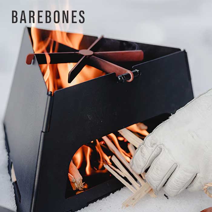【楽天市場】【最大P38倍!!お買い物マラソン!!】ベアボーンズリビング 焚火台 Barebones Living (20235532) BBL フラットブック フォールディングストーブ ...