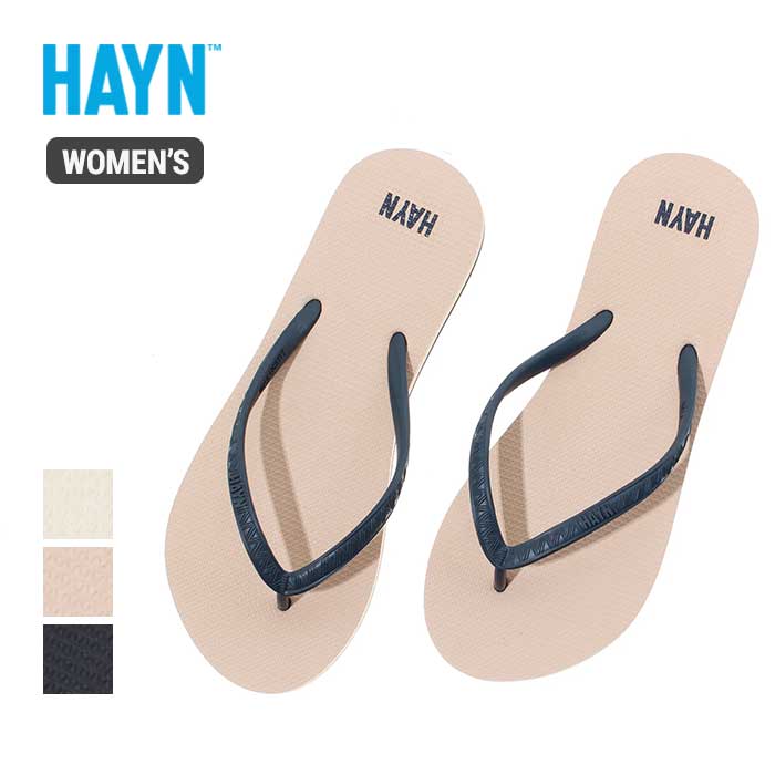 【楽天市場】【最大P21倍!!18日はご愛顧感謝デー!!】ハイアン サンダル レディース HAYN A2655 HAYN LOGO PRINT ...