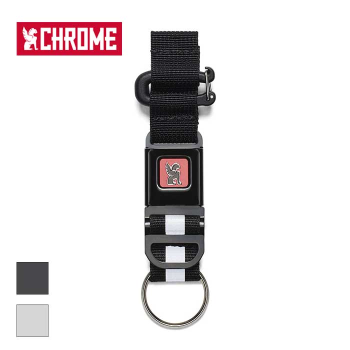 【楽天市場】【最大P38倍!!お買い物マラソン!!】クロームインダストリーズ キーホルダー Chrome AC249 MINI BUCKLE KEYCHAIN BLK/BLK ミニバックル ...