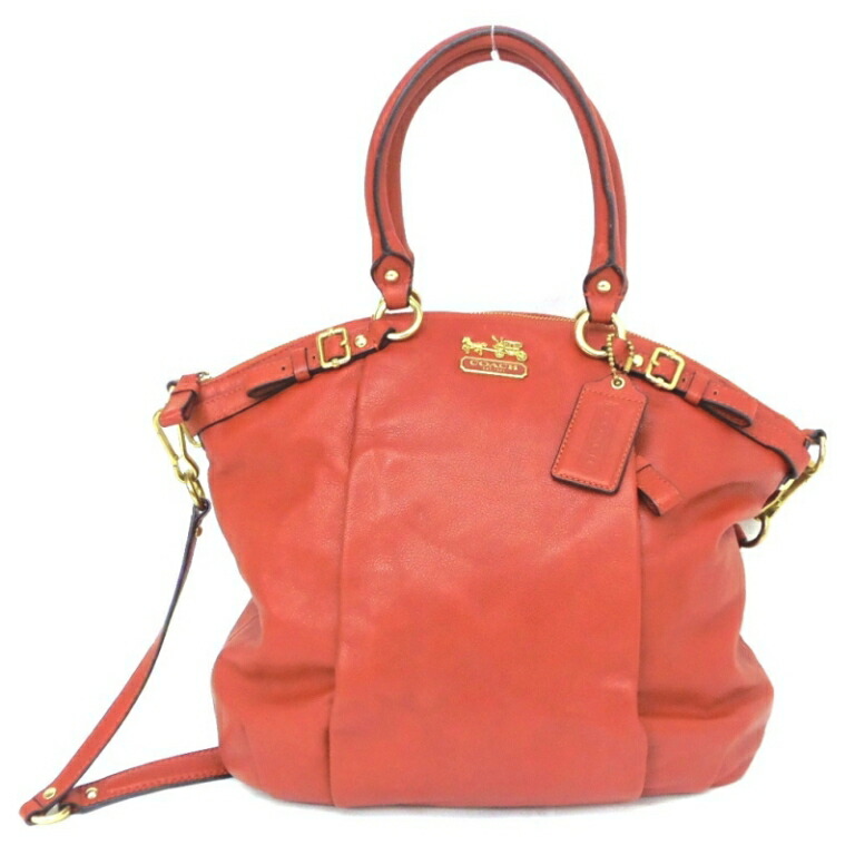 【楽天市場】コーチ COACH 2WAY 18641 オレンジ レザー 【中古】(58567)：堀田商事質店 楽天市場店