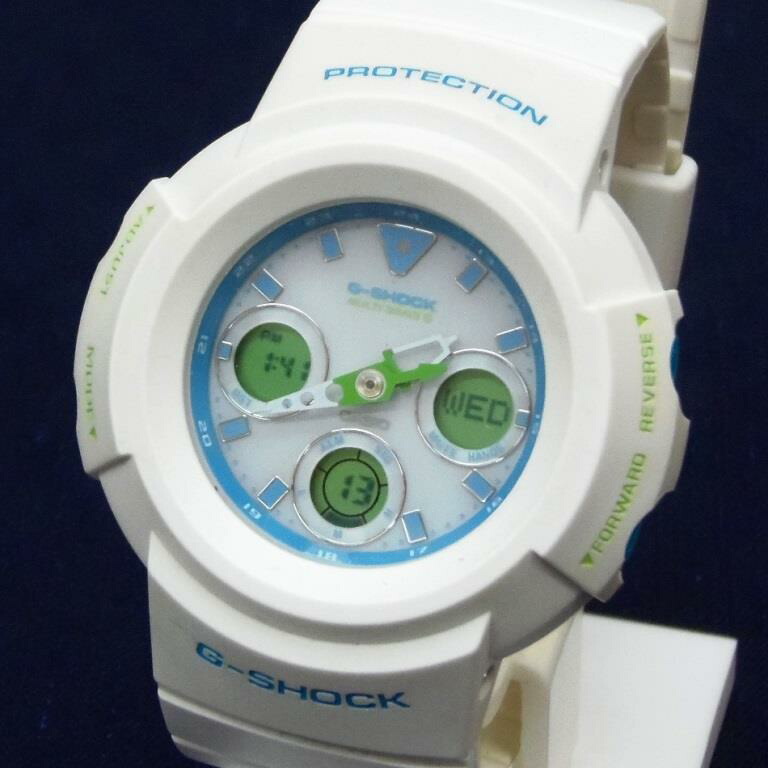 【楽天市場】カシオ Casio メンズウォッチ 腕時計 G-SHOCK AWG-M105WG-7AJF 白 【中古】(61584)：堀田商事 ...