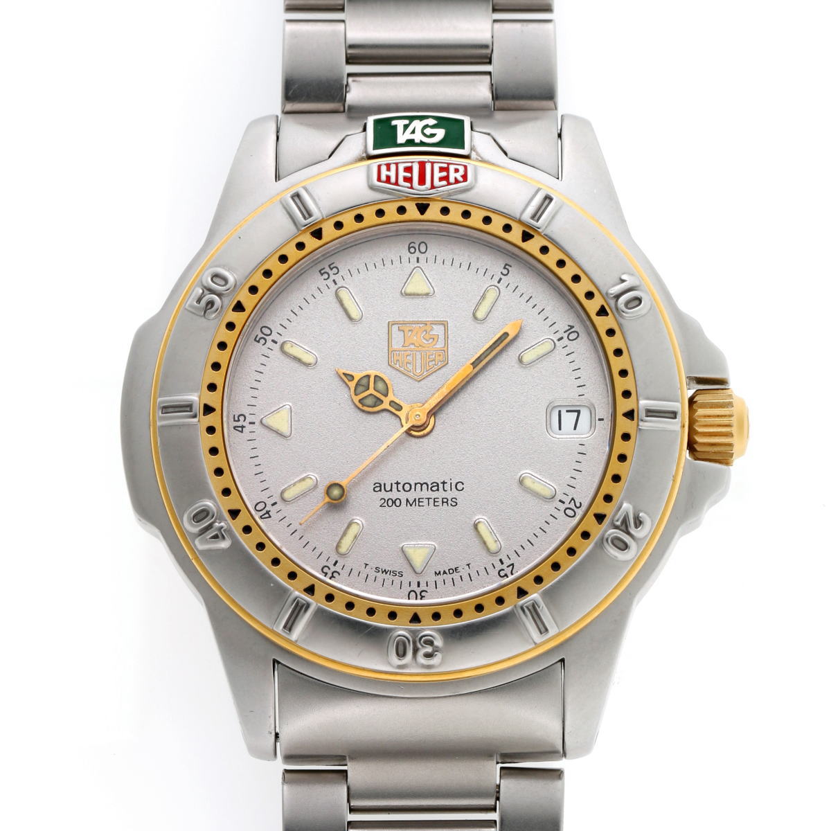 【楽天市場】TAG HEUER タグホイヤー 4000シリーズ オートマチック WF2121-K グレー文字盤 SS / GP 【中古】【時計 ...