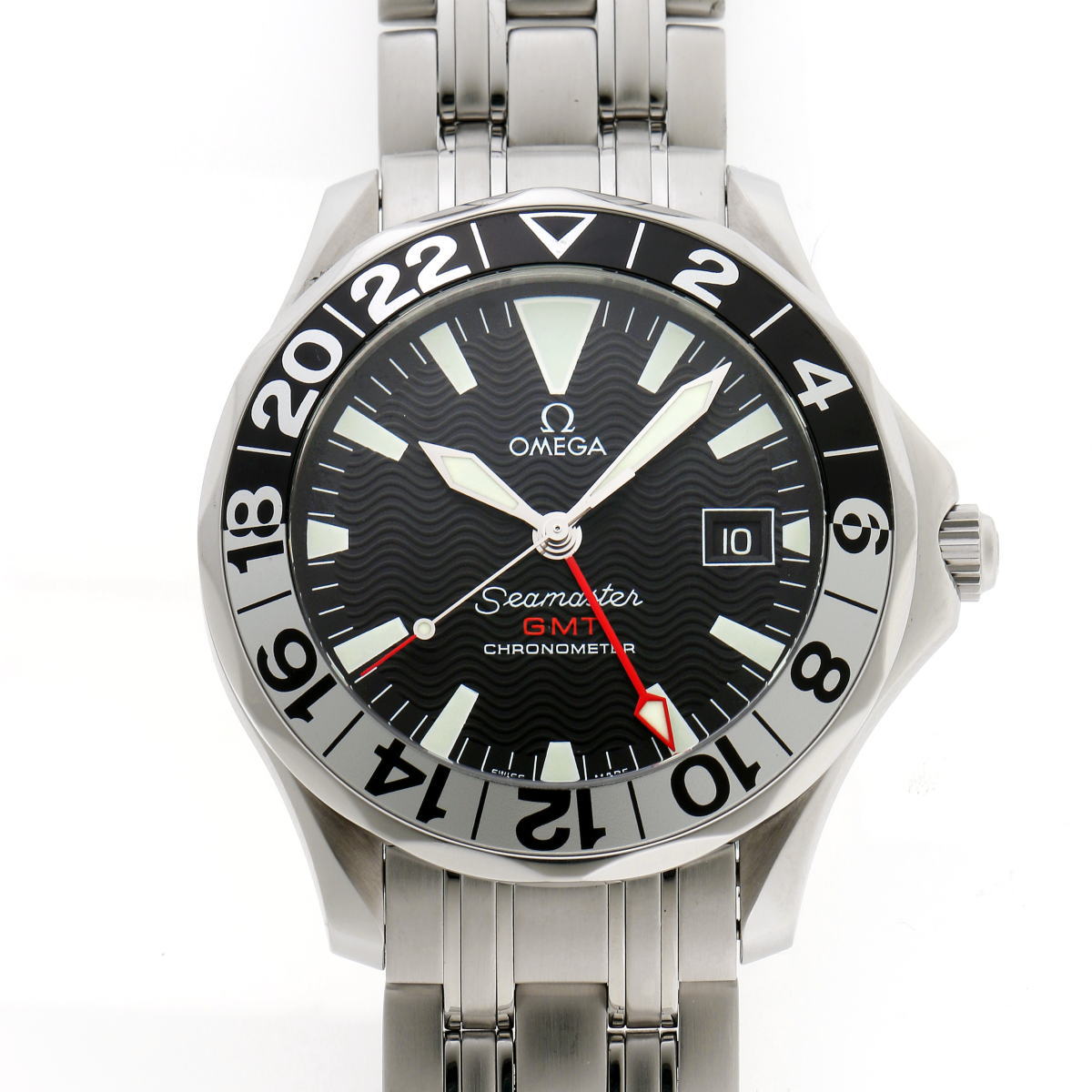 【楽天市場】OMEGA オメガ シーマスター GMT 50th オートマチック Cal.1128 2834.50 ブラック文字盤 SS 【中古 ...