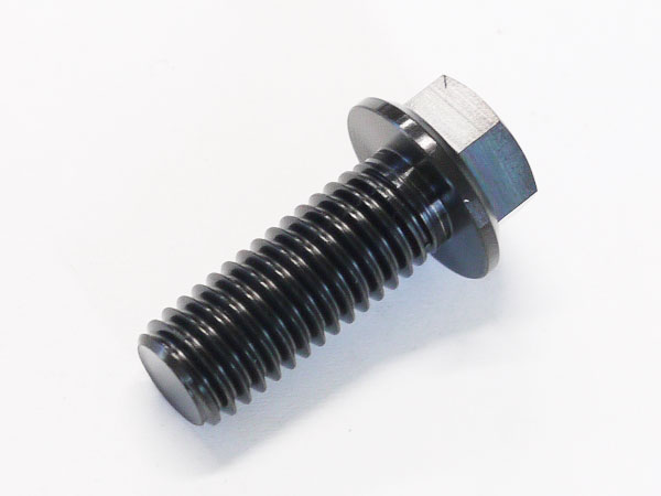【楽天市場】64チタン合金ボルト M10 × 25mm P1.5 並目 フランジボルト ブラック 黒 Ti-6Al-4V：IM-Trading楽天市場店