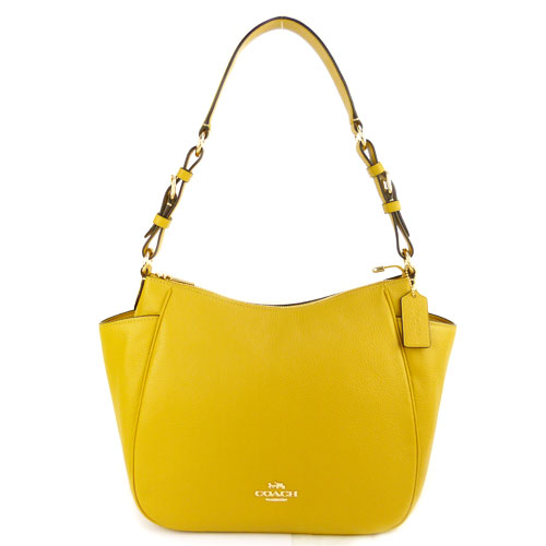 【楽天市場】【COACH コーチ】C2853 IMLQT ショルダー バッグ レザー ローリー フラックス 亜麻色 イエロー LTH RORI ...