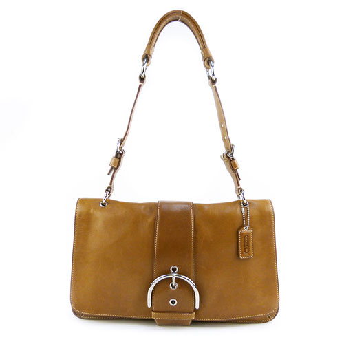 【楽天市場】【COACH コーチ】 9741 レザー ワンショルダー バッグ ライトブラウン×シルバー金具 【中古】：J・Broom（ジェイブルーム）