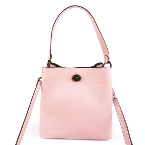 【楽天市場】【COACH コーチ】美品 89102 チャーリー バケットバッグ ターンロック ハンドバッグ ショルダーバッグ 21 ピンク ...