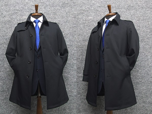 楽天市場】ビジネスコート トレンチ風 最新ウール素材 [A体][AB体]対応