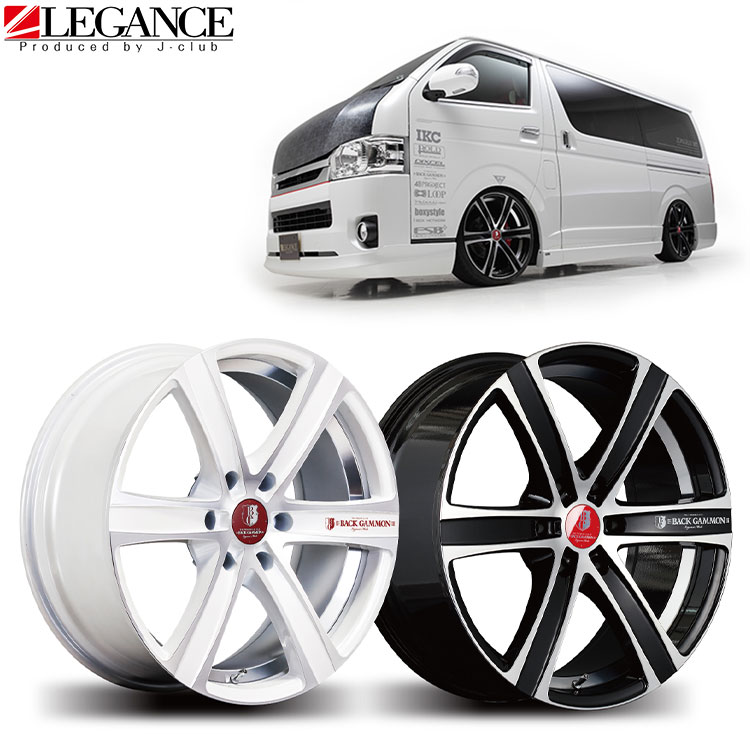 【楽天市場】BACK GAMMON LB6 20インチ ホイールバックギャモン20inch×8.5J INSET＋38 6H-139.7 BP ...