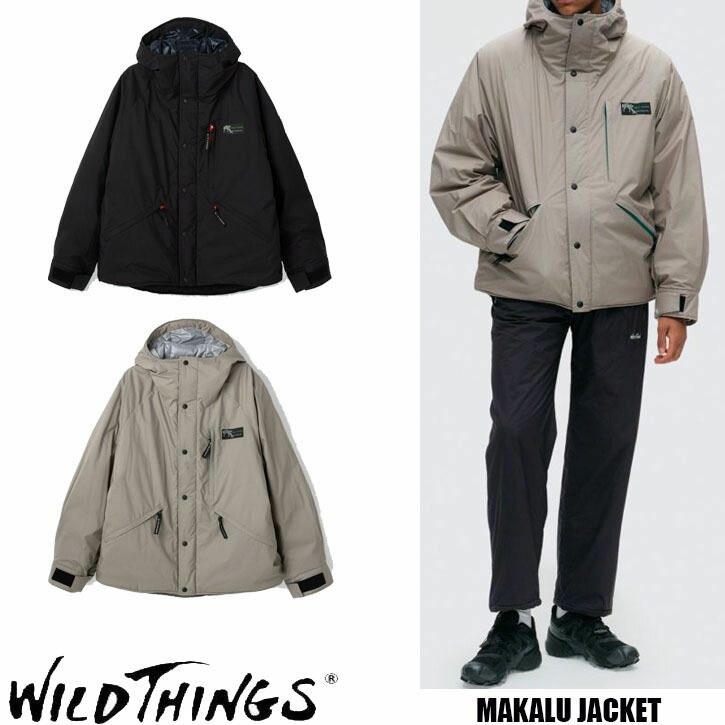 【楽天市場】2024秋冬新作 WILDTHINGS ワイルドシングス MAKALU JACKET WT24117SK マカルジャケット 保温 ダウンジャケット WILD THINGS ...