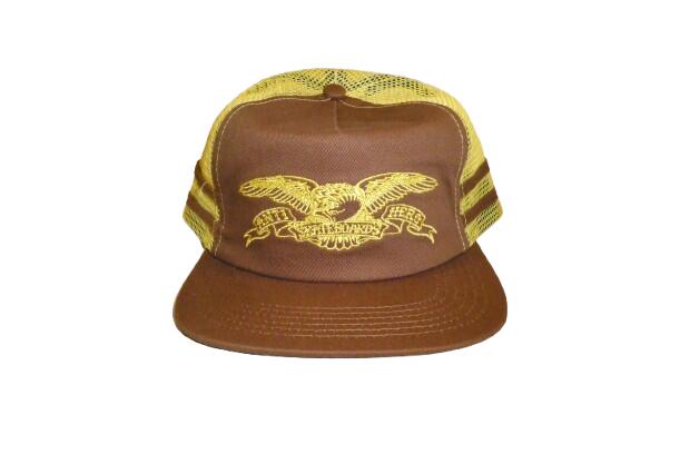 【楽天市場】ANTIHERO アンタイヒーロー BASIC EAGLE メッシュキャップ CAP BROWN/MUSTARD ブラウン/マスタード：JONNY BEE