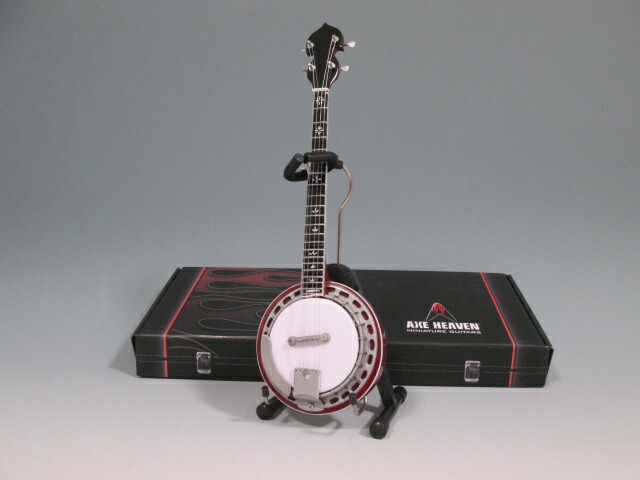 【楽天市場】ミニチュア楽器 Axe Heaven BJ-001 Classic Banjo Ministure Model：サンライズサウンドハウス