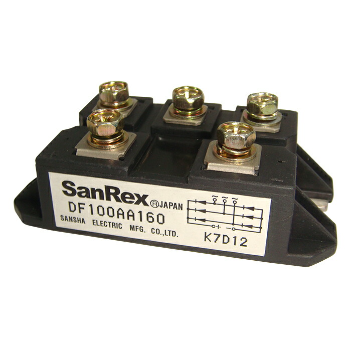 【楽天市場】DF100AA160 (1個) パワーダイオードモジュール SanRex 【中古】：ledテープ 電子部品 販売 海渡電子