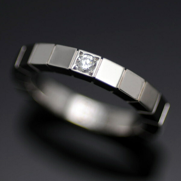 【楽天市場】〇カルティエ CARTIER〇 リング/ラニエールリング/K18WG/1PD/ダイヤ/#50 【BJ581】【税込価格】【質屋出店 ...