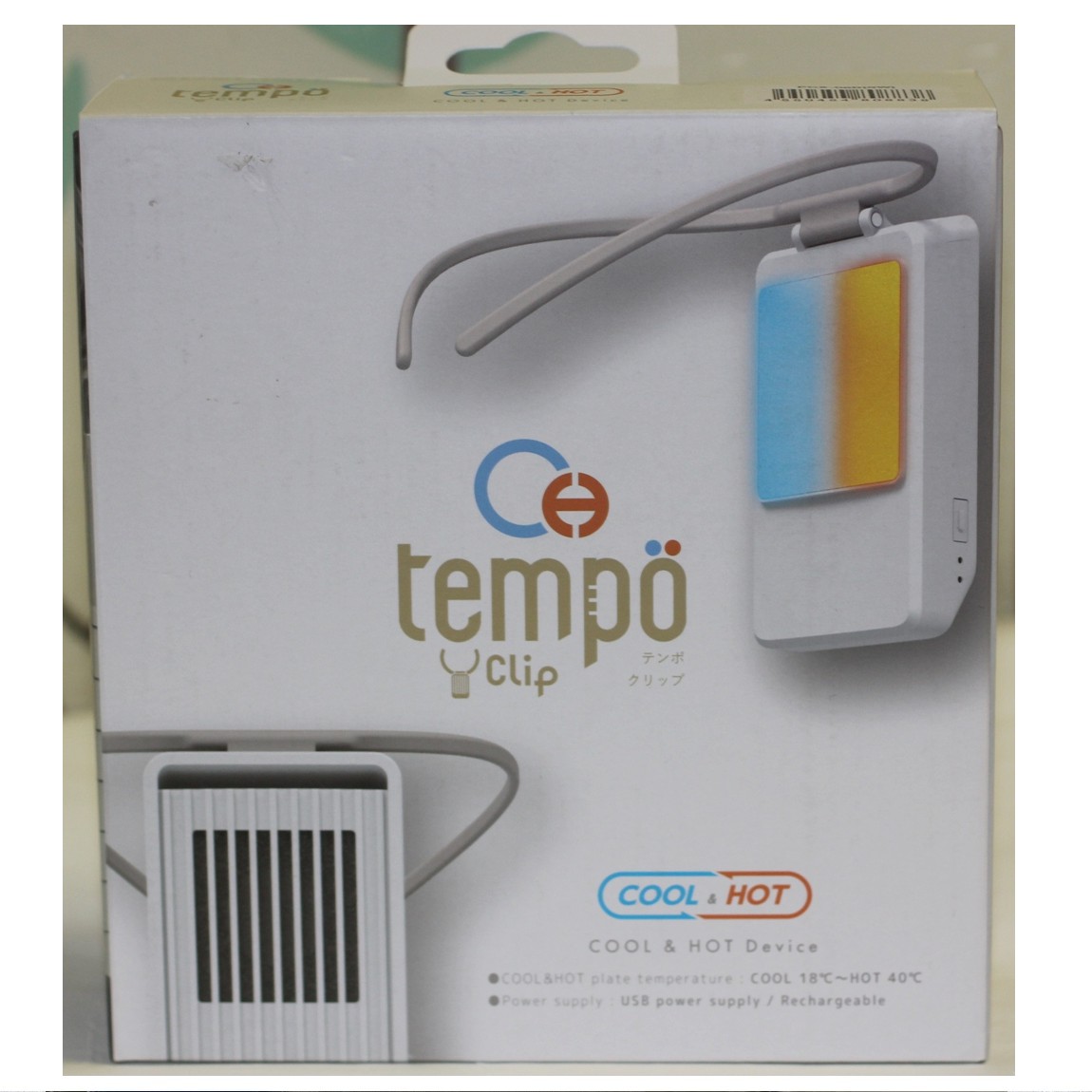 【楽天市場】【中古】本物新品未開封品同支社のtempo clipテンポクリップ電源対応クール＆ホット プレゼントに最適 〇J18-26と27 ...