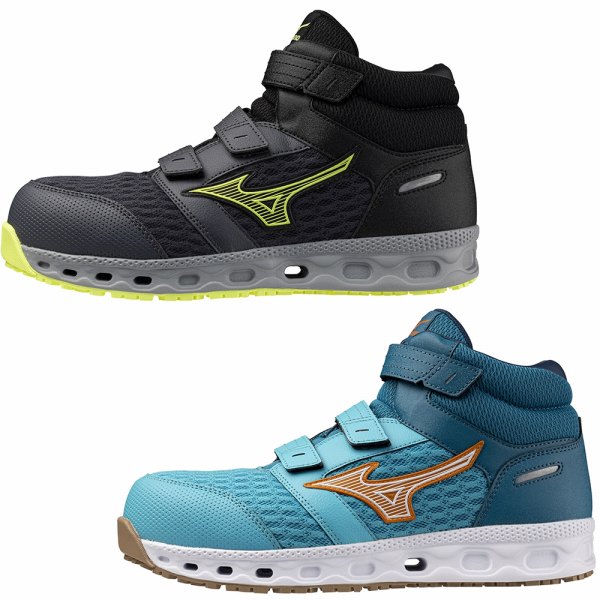 【楽天市場】安全靴 樹脂先芯 mizuno ミズノ オールマイティ VH 21 H(ベルト／ハイカット／ワーキング)[ユニセックス ...
