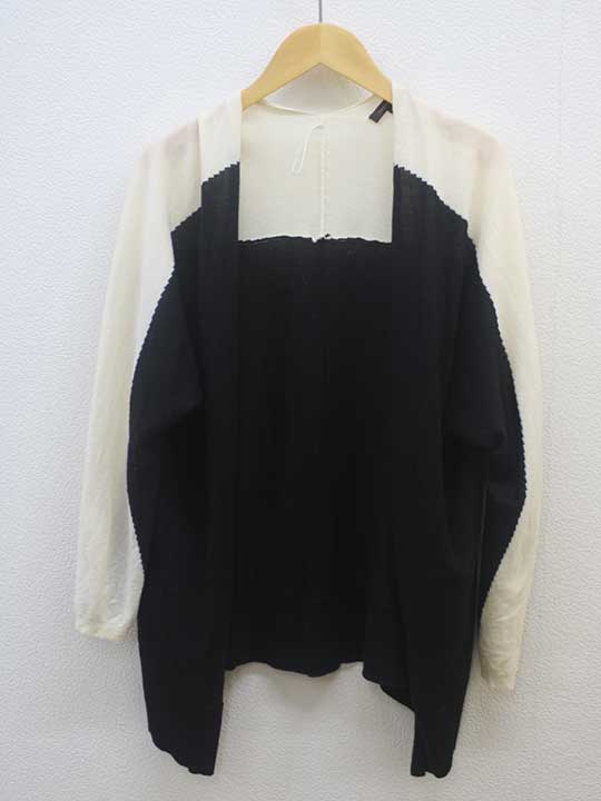 【楽天市場】‡ADOLFO DOMINGUEZ/アドルフォドミンゲス‡バイカラーカーディガン/長袖 ブラック×ホワイト/黒×白 レディース S ...