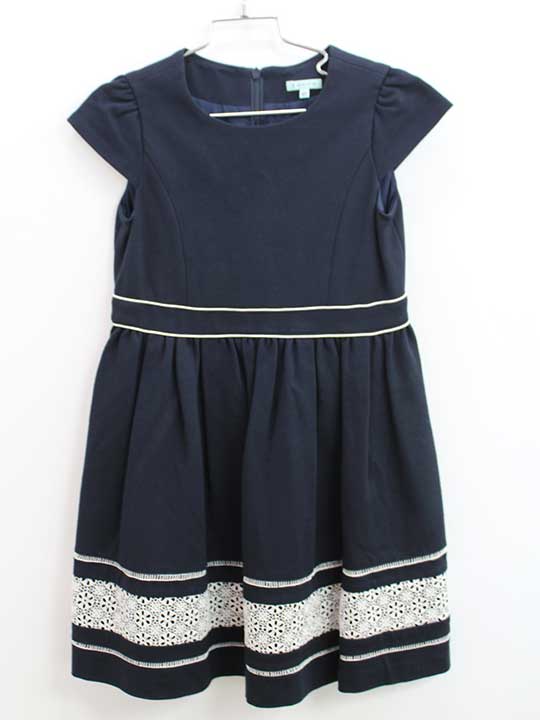 【楽天市場】♪トッカ/TOCCA BAMBINI♪120cm 半袖ワンピース 紺×白 フォーマル 卒園式 入学式 謝恩会 結婚式 冠婚葬祭 発表会【中古】子供服 キッズ kids 女の子 ...