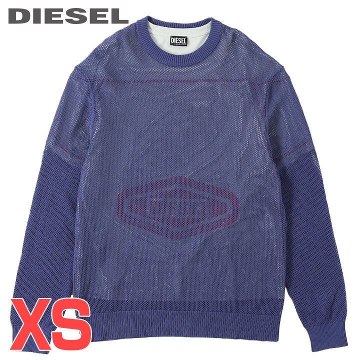 【楽天市場】 Diesel ディーゼル メンズ 長袖メッシュニットレイヤード クルーネック 半袖tシャツ カットソー【k Roseville