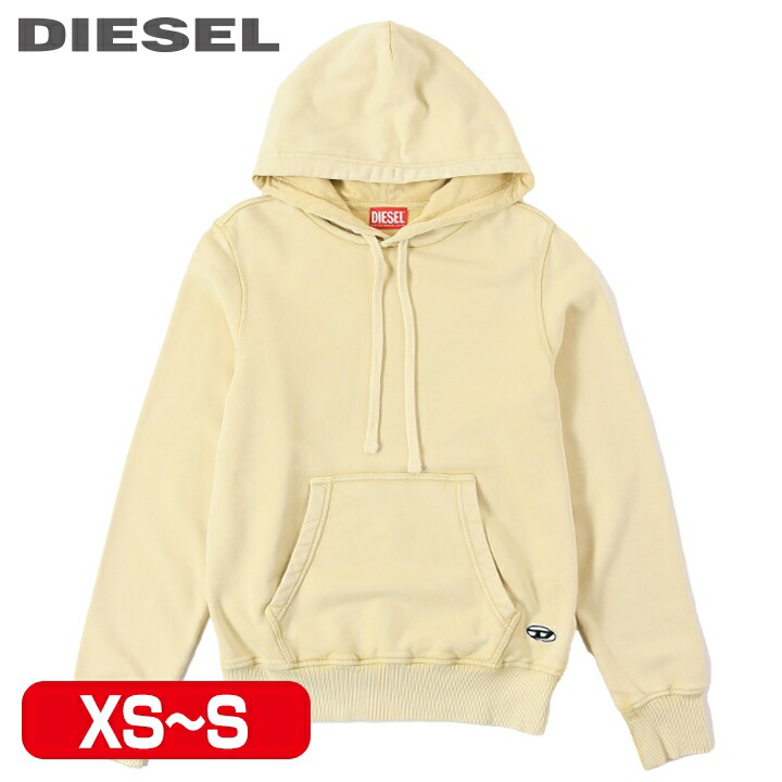 【楽天市場】 Diesel ディーゼル メンズ レディース 男女兼用 オーバルdロゴ刺繍パッチ 長袖 プルオーバー スウェットパーカー【s