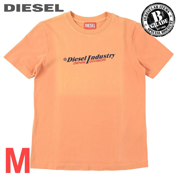 【楽天市場】★diesel ディーゼル レディース★b品 訳アリ ロゴプリント 半袖tシャツ カットソー【t Reg Ind】【サイズm