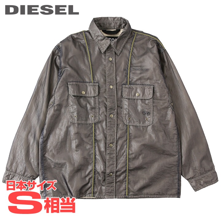 【楽天市場】 Diesel ディーゼル メンズ シースルーオーガンジー ダブルシェル 長袖シャツ【s U24】【サイズxs】【1サイズ程大きめ