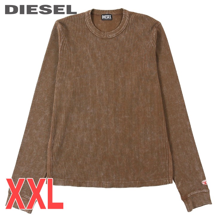 【楽天市場】 Diesel ディーゼル メンズ ストーンウォッシュ加工 リブt ロンt 長袖tシャツ カットソー【t Ribber】【サイズ